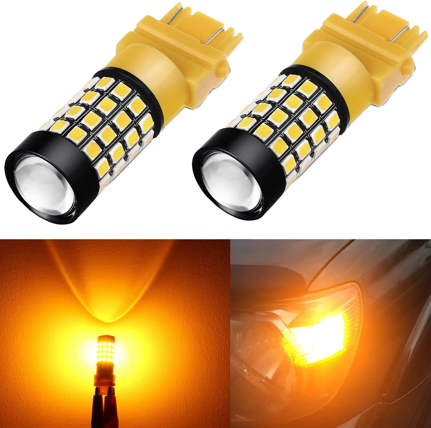 Alla Lighting Extremely Super Bright 3156 3157 LED Turn Signal Light ...