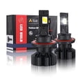 Alla Lighting Fanless Xtreme Super Bright 9008 H13 LED Headlights Bulbs ...