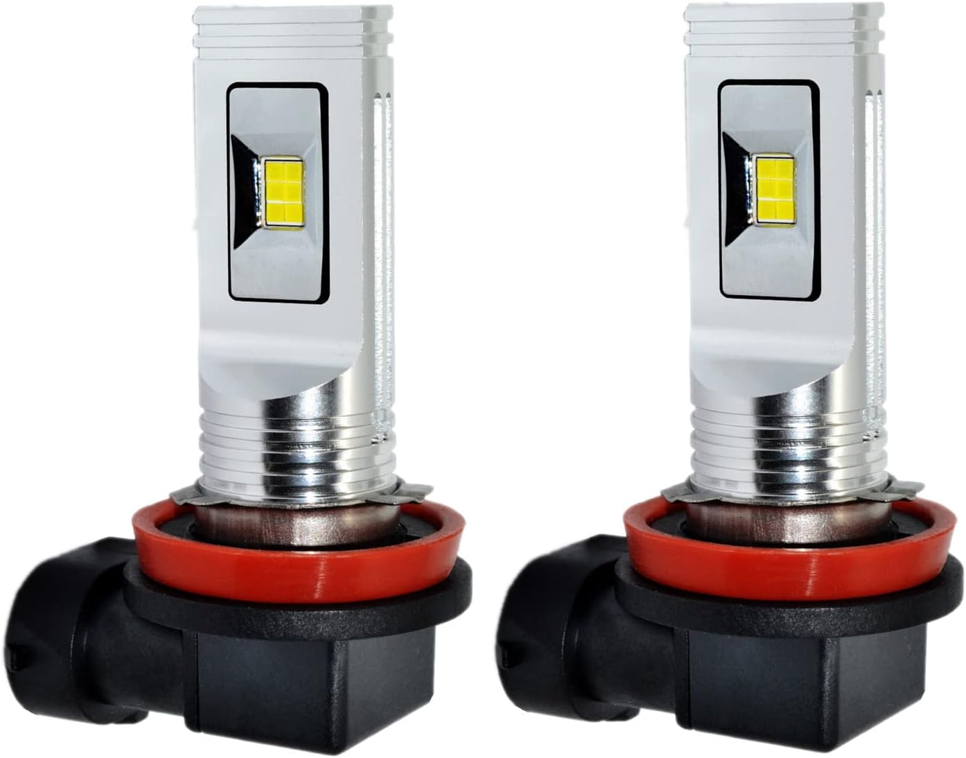Alla Lighting H11 LED Fog Lights Super Bright 3000 Lumens High Power CSP SMD LED H11 3000K H11LL ...