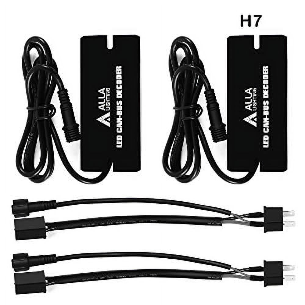 Alla Lighting H7 CANBUS Decoders for Fix Error Free Code LED Headlights ...
