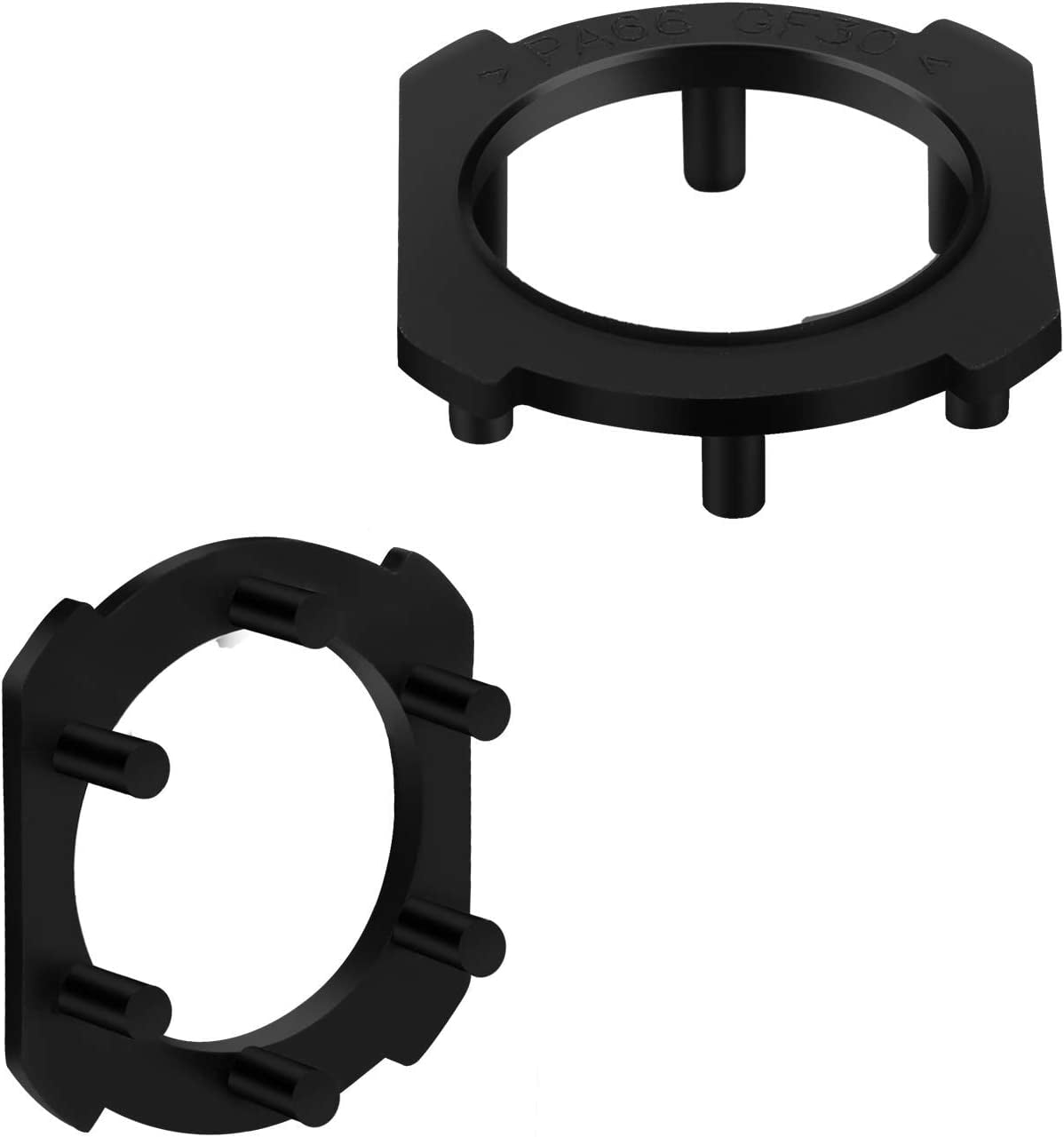 Alla Lighting H7 LED Bulb Adapter Holders Socket Base H7 Retainer Clip ...