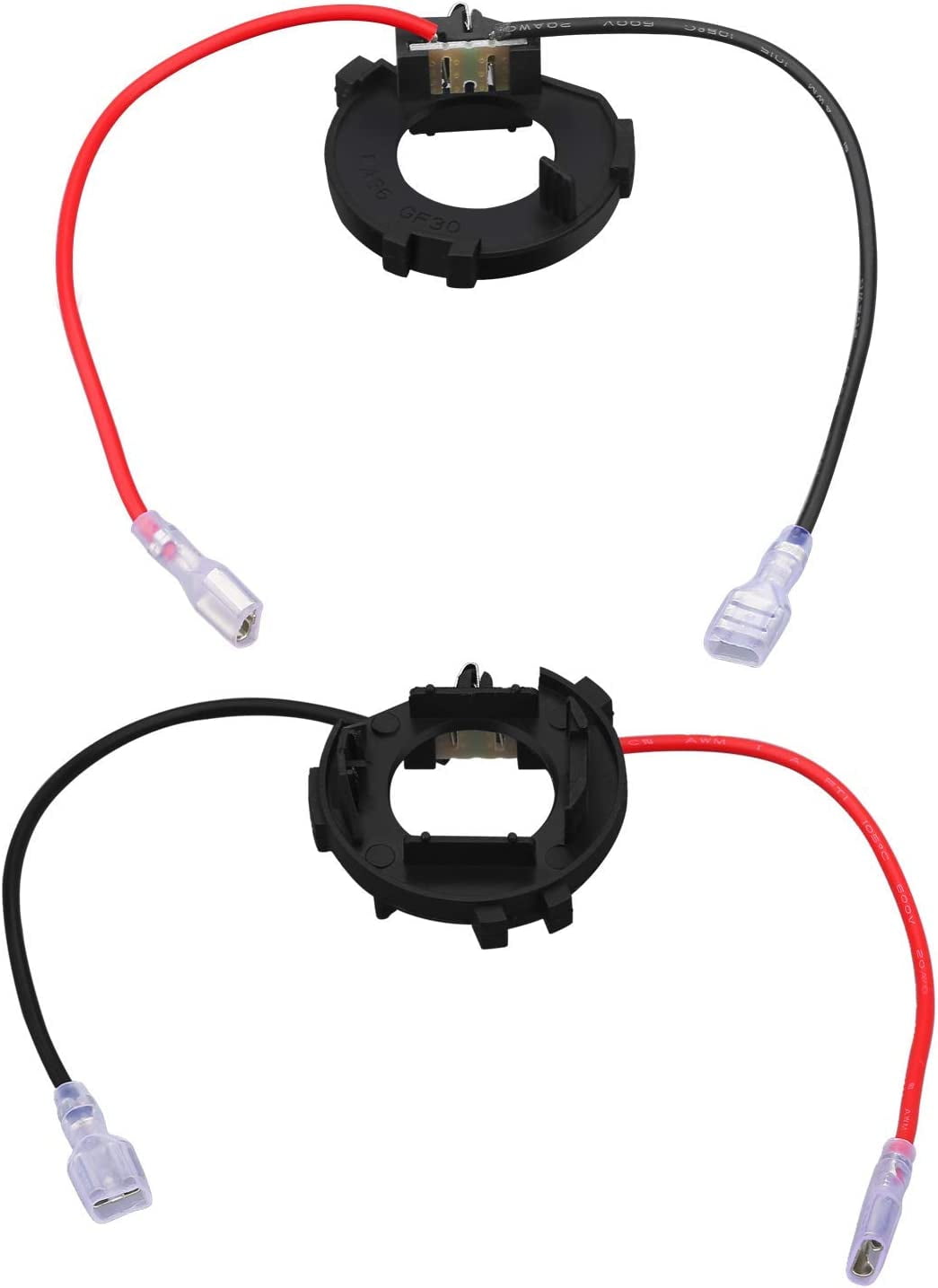 Alla Lighting H7 LED Bulb Adapter Holders Socket Base H7 Retainer Clip ...