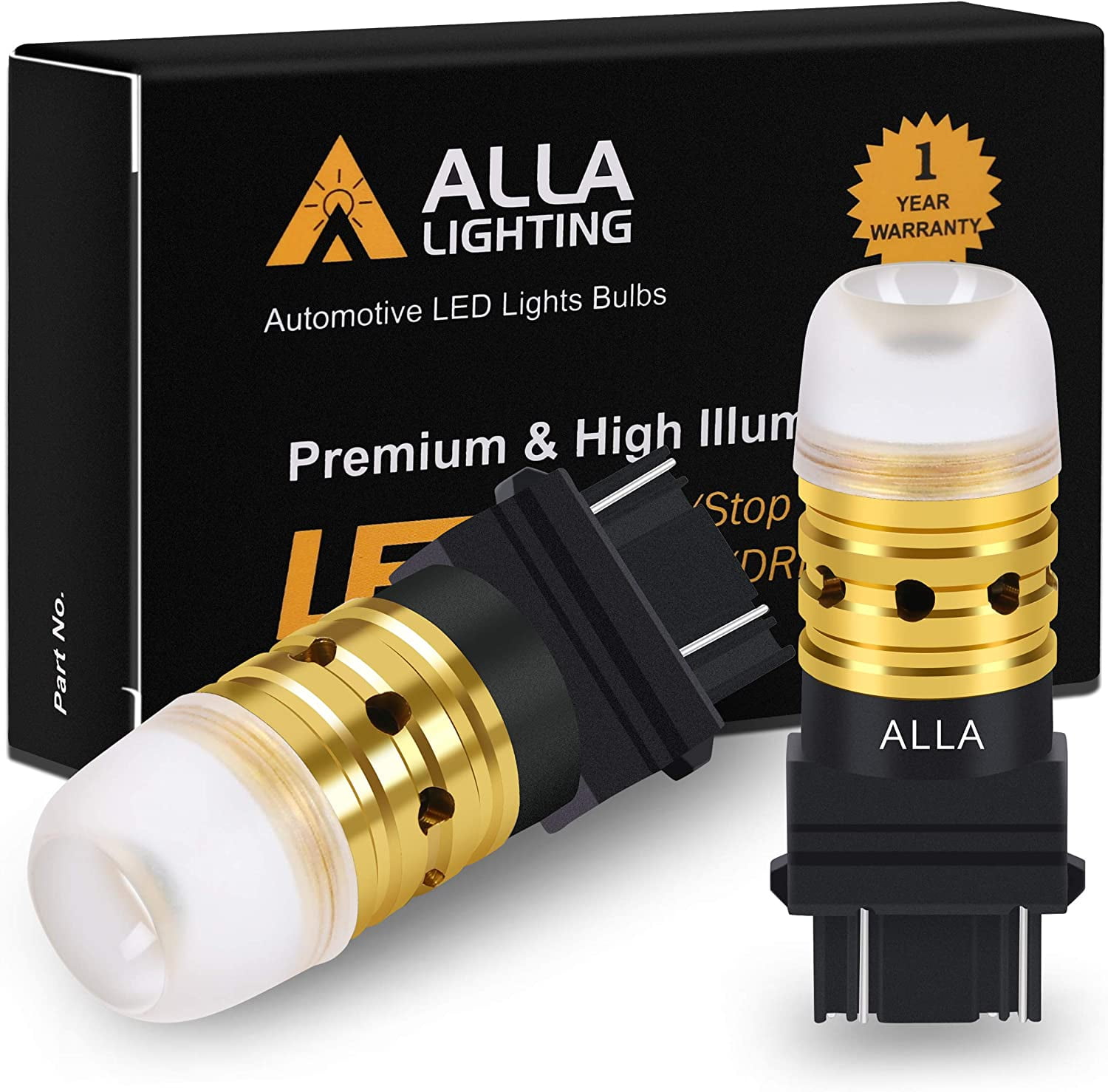 Alla Lighting Mini T25 3156 3157 LED Bulbs Xtreme Super Bright 2525 20W ...