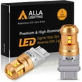 Alla Lighting Miniature 12V T25 Wedge 3156/3157 LED bulbs, 6000K Xenon ...