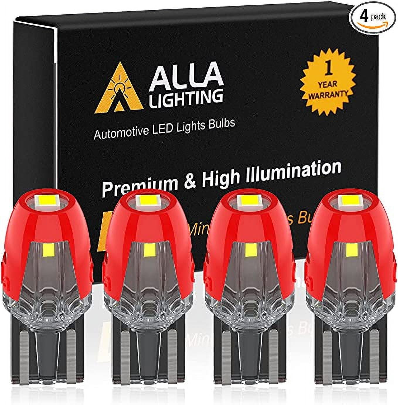 Alla Lighting Miniature T10 168 194 LED Bulbs, 12v License, Map Lights ...