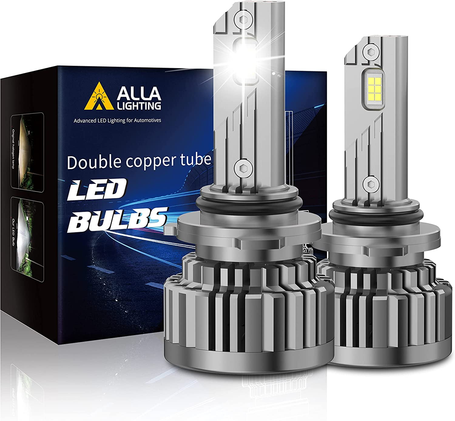 Alla Lighting NCP CANBus HB4 9006 LED Headlights Bulbs, CANBUS Low Beam ...