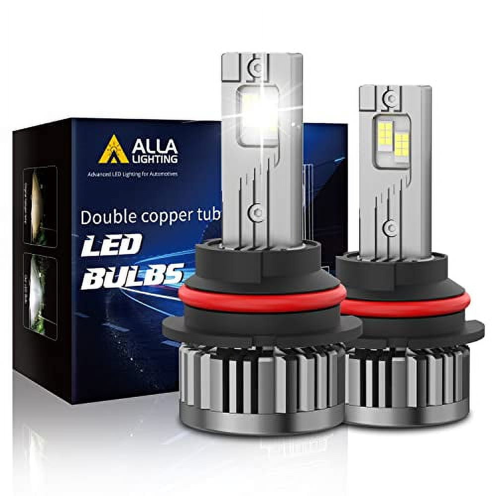 Alla Lighting NCP CANBus HB5 9007 LED Headlights Bulbs, Dual High Beam and Low Beam Headlights ...