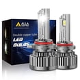 Alla Lighting NCP CANBus HIR2 9012 LED Headlights Bulbs, Dual High Beam ...