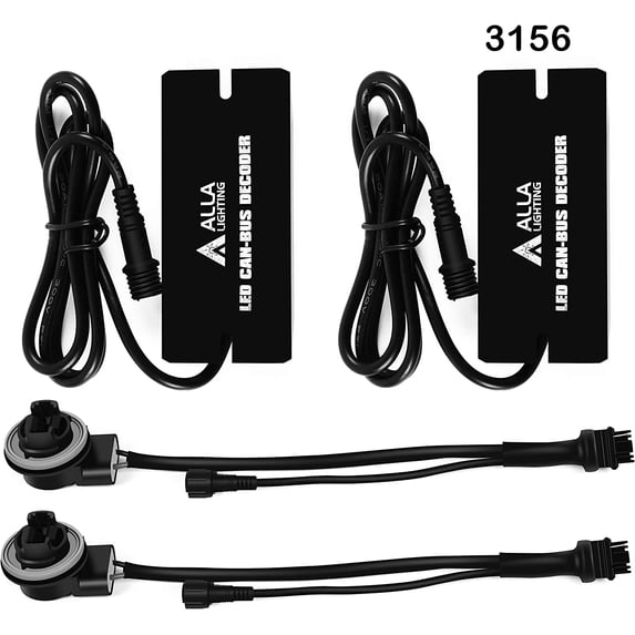 Alla Lighting Newest 3056 3156 CANBUS Decoders for Anti Flicker Turn ...