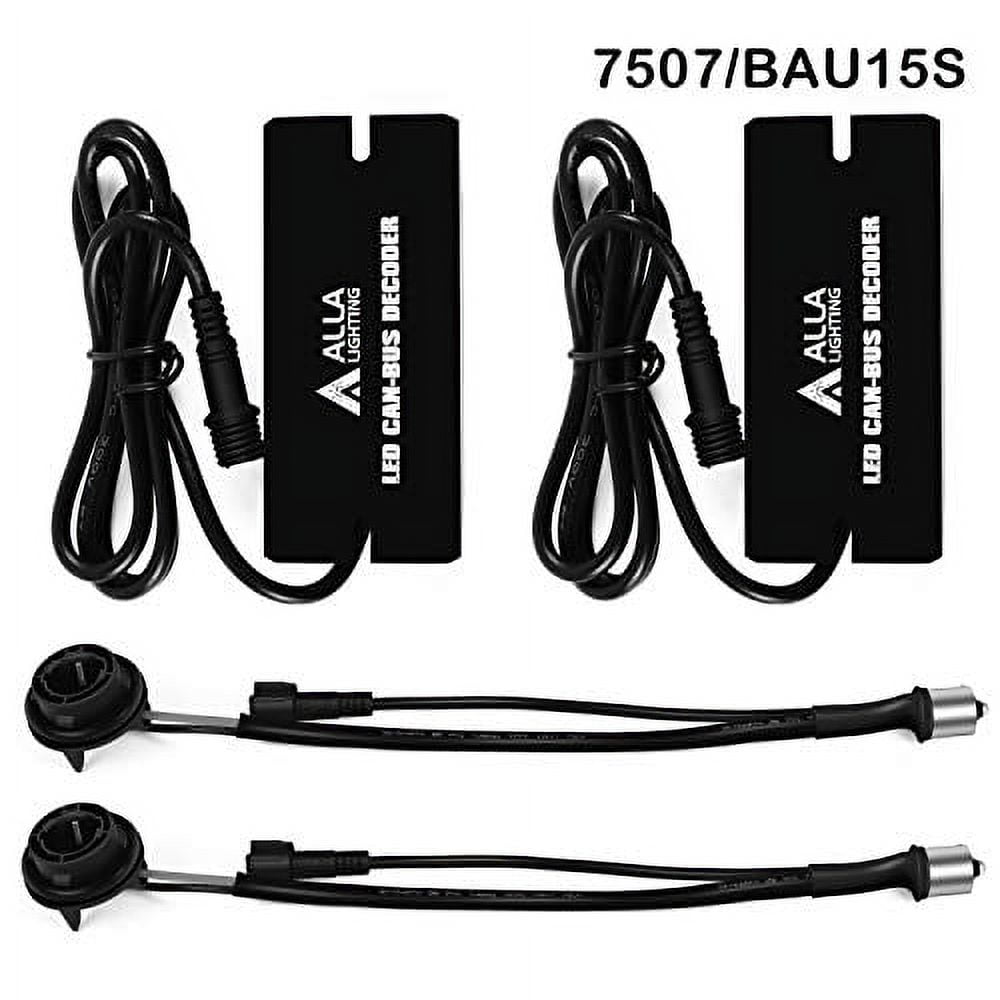 Alla Lighting Newest BAU15S PY21W 7507 CANBUS Decoders for Anti Flicker ...