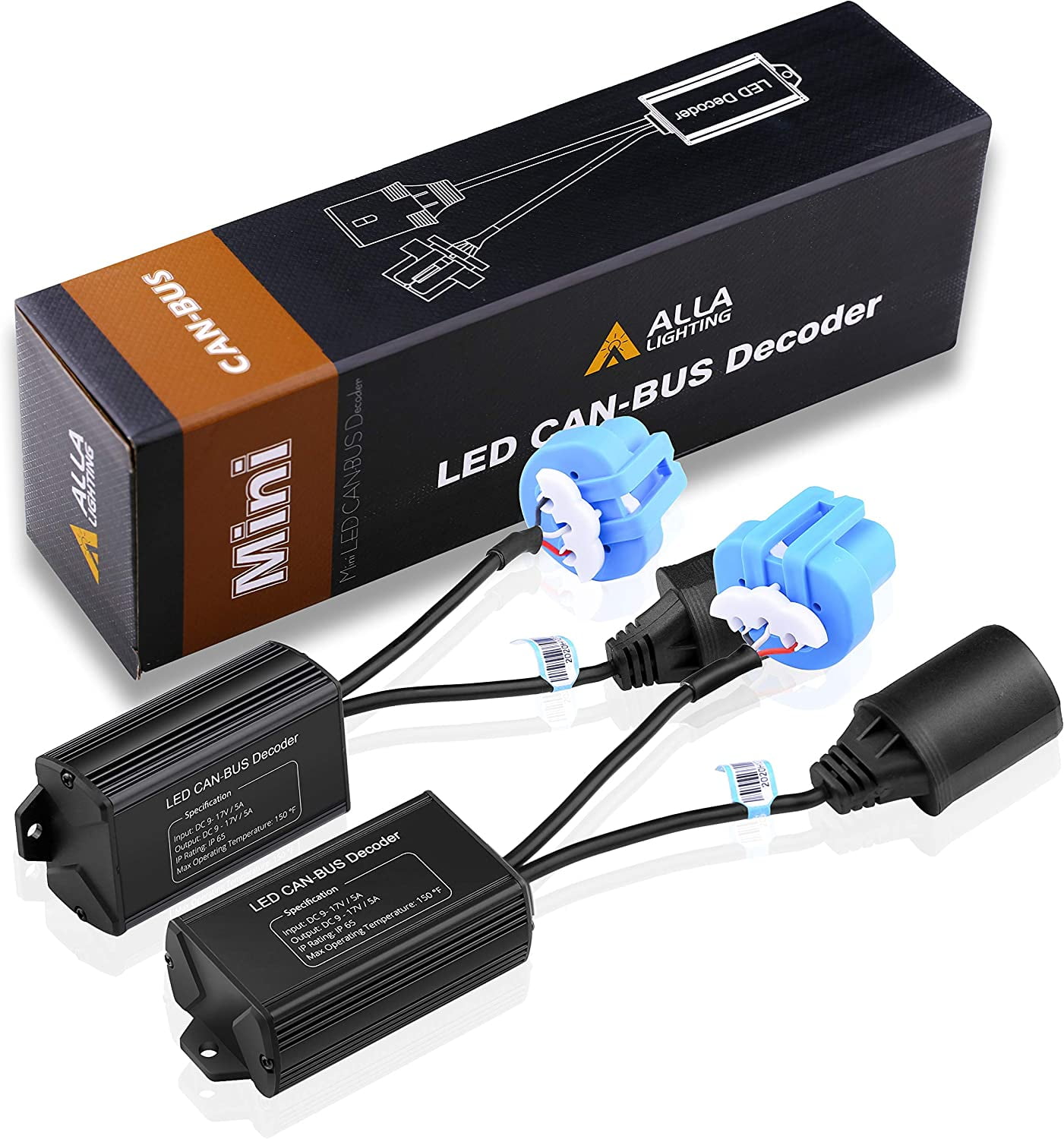 Alla Lighting P29t Base HB1 9004 LED Decoders CAN Bus Error Free for ...