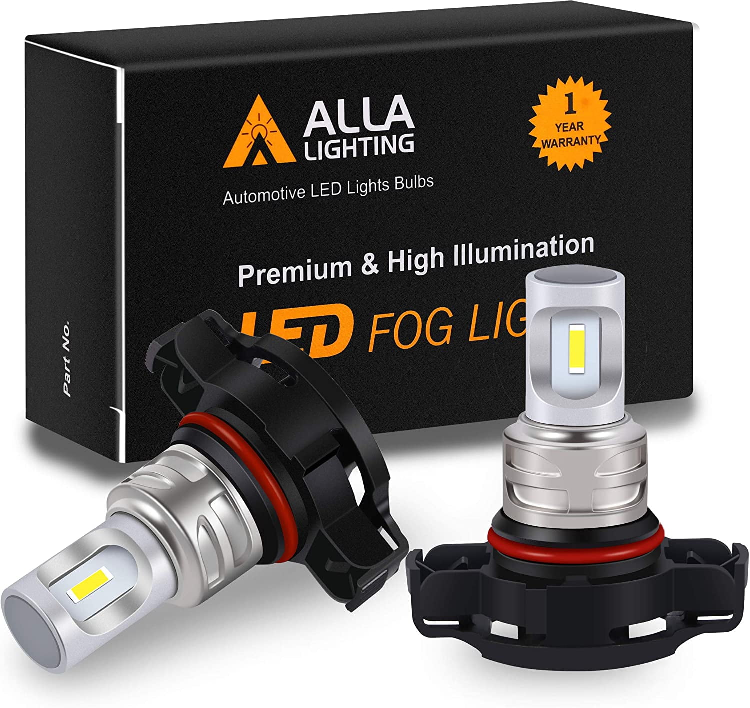 Alla Lighting PG20/4 Base 12188NAC1 PSY24W LED Front Turn Signal Lights ...