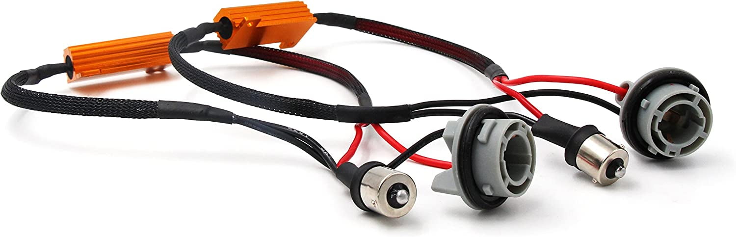 Alla Lighting Plug and Plahy 1156 7506 BA15S 50W 6Ohm Error Free LED ...