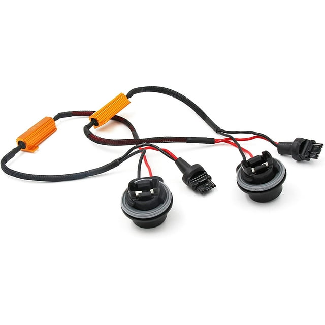 Alla Lighting Plug and Play 3156 3056 50W 6Ohm Error Free LED Light ...