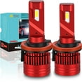 Alla Lighting Plug-n-play FL-BH H15 LED Bulbs High Beam Conversion Kits ...