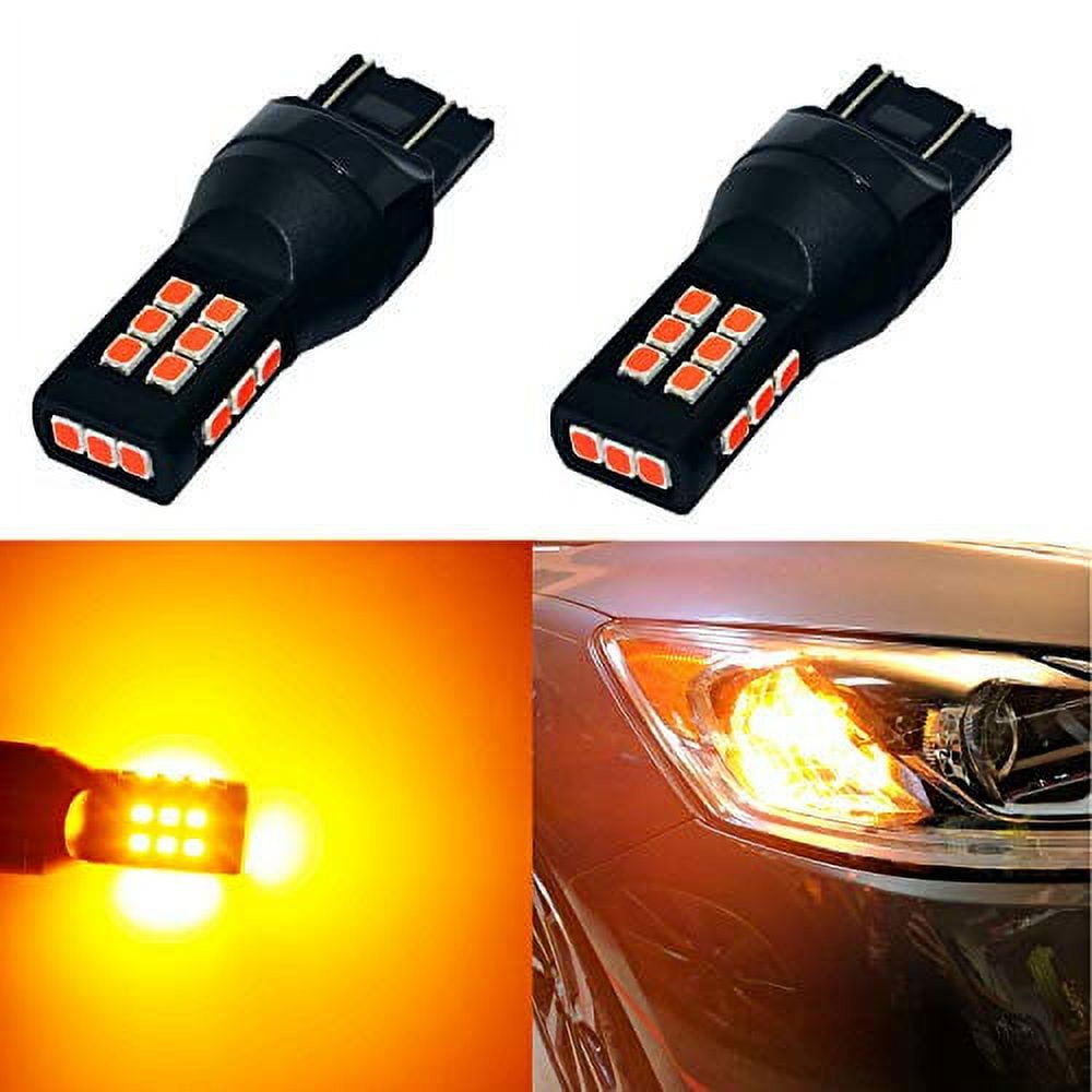 Alla Lighting T20 7440 7443 Amber Yellow LED Bulbs Xtreme Super Bright ...