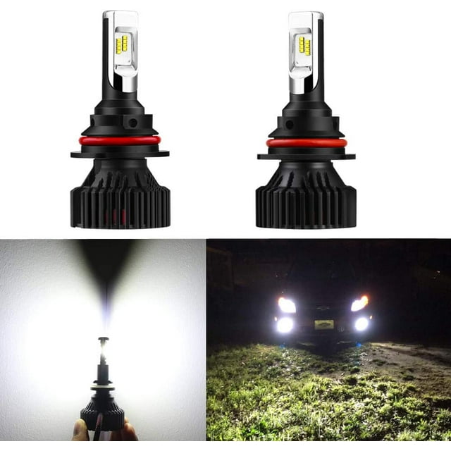 Alla Lighting UM-2018 9007 HB5 LED Headlights, 8000 Lumens, 6500K Xenon ...