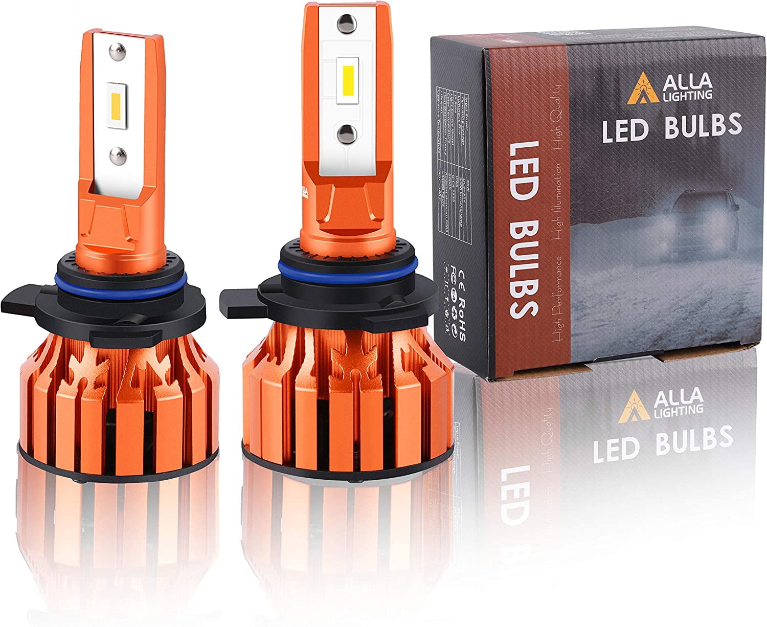 Alla Lighting Vision X-HL Xtreme Super Bright 10000 Lumens HIR2 9012 ...