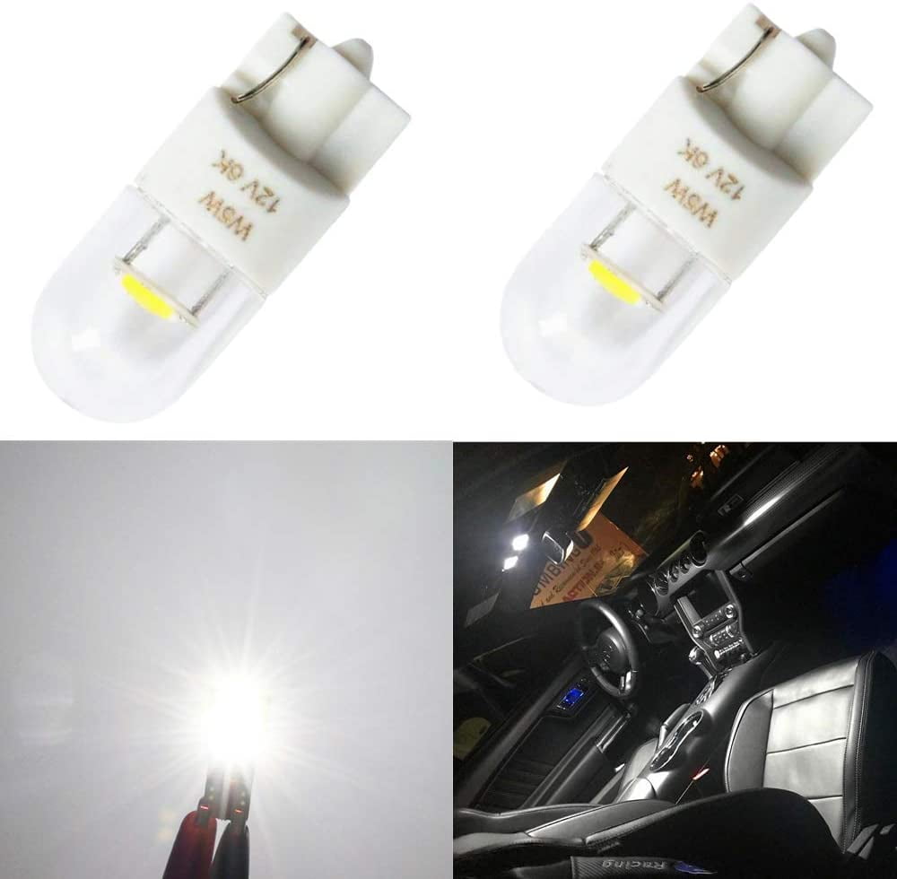 Alla Lighting W2.1x9.5d Base Miniature LED 168 194 Bulbs Wedge Bright ...