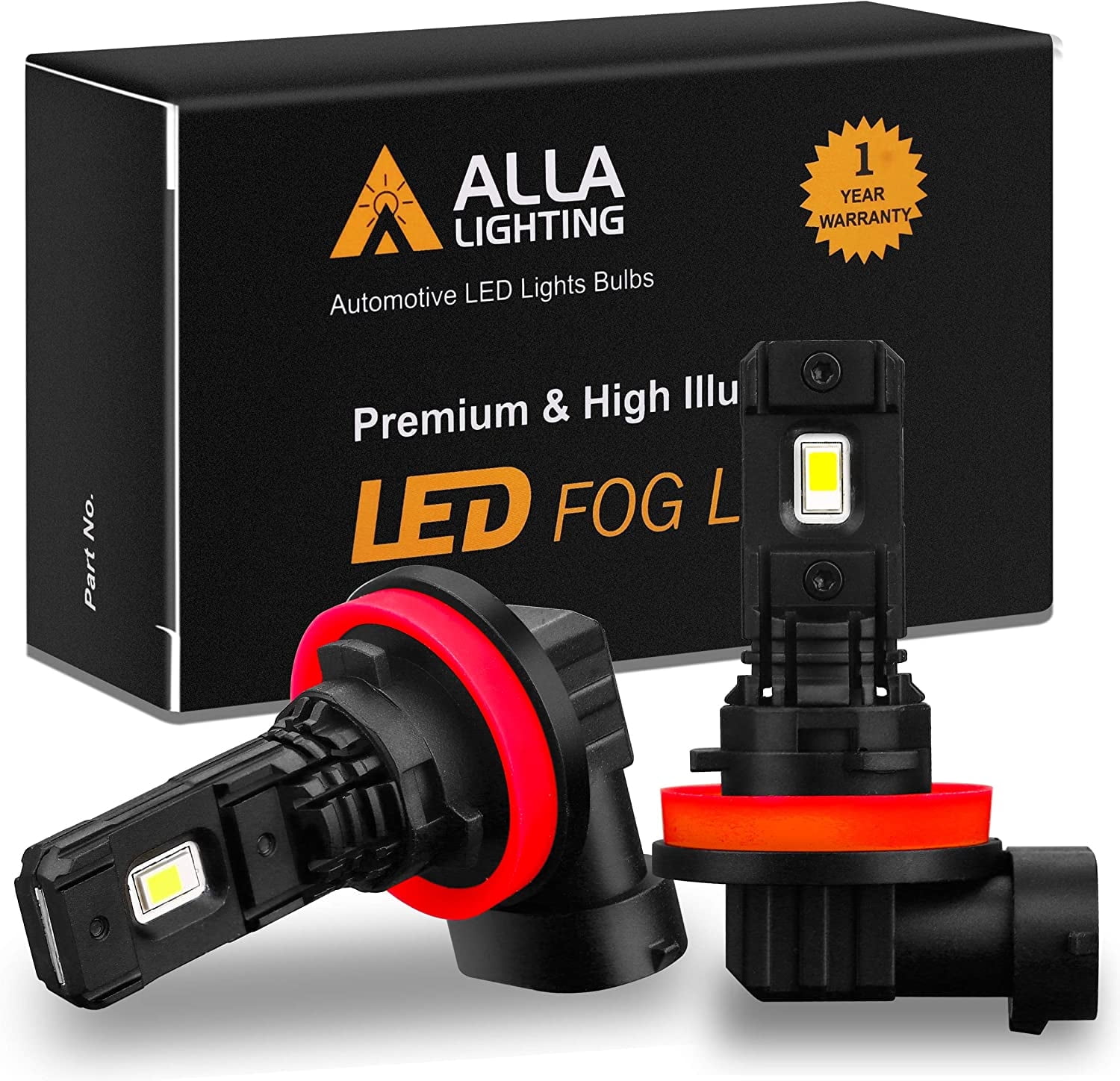 Alla Lighting Xtremely Super Bright LED Lights Bulbs SM1 Vision 3000 ...