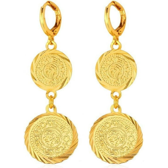 Allah Necklace for Women/Men, 18K Gold Plated /Oval/Coin/Heart/Crescent ...