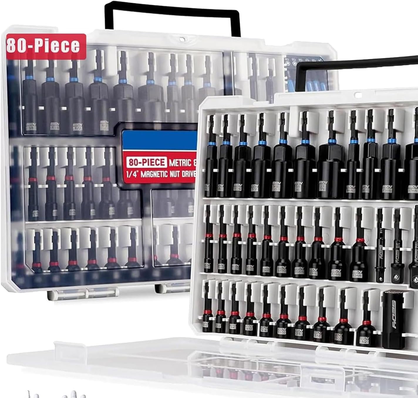 Allalonga 80 Piece Magnetic Impact Nut Driver Set, Allalonga Magnetic ...