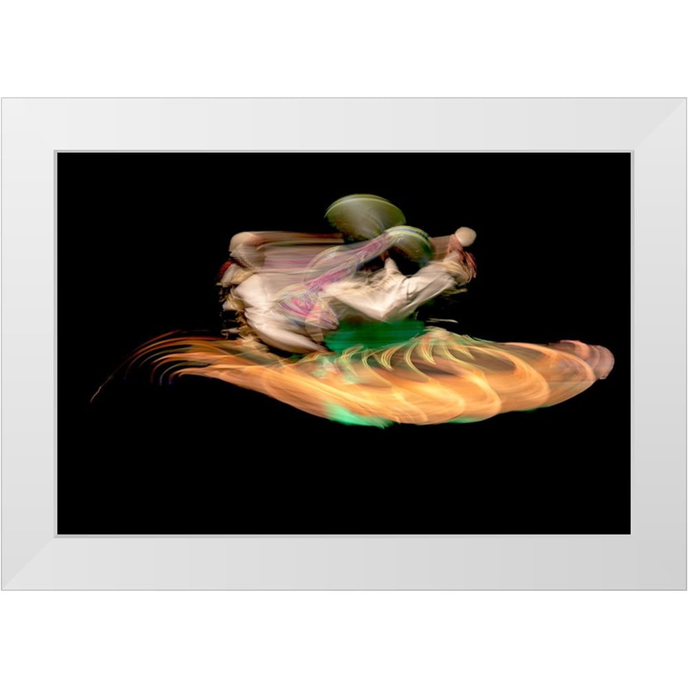 Allam, Abdelkader 32x23 White Modern Wood Framed Museum Art Print ...