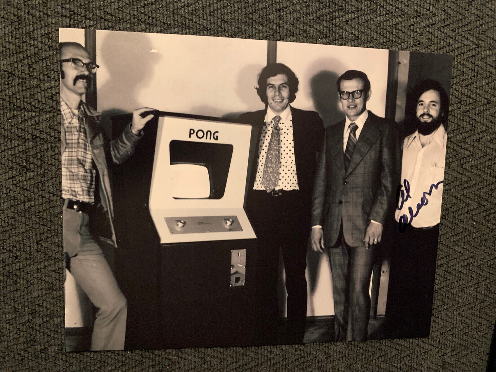 Allan Al Alcorn Signed 8 X 10 Picture Autographed Atari Pong Creator ...