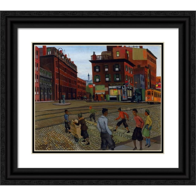 Allan Rohan Crite 14x12 Black Ornate Wood Framed Double Matted Museum ...