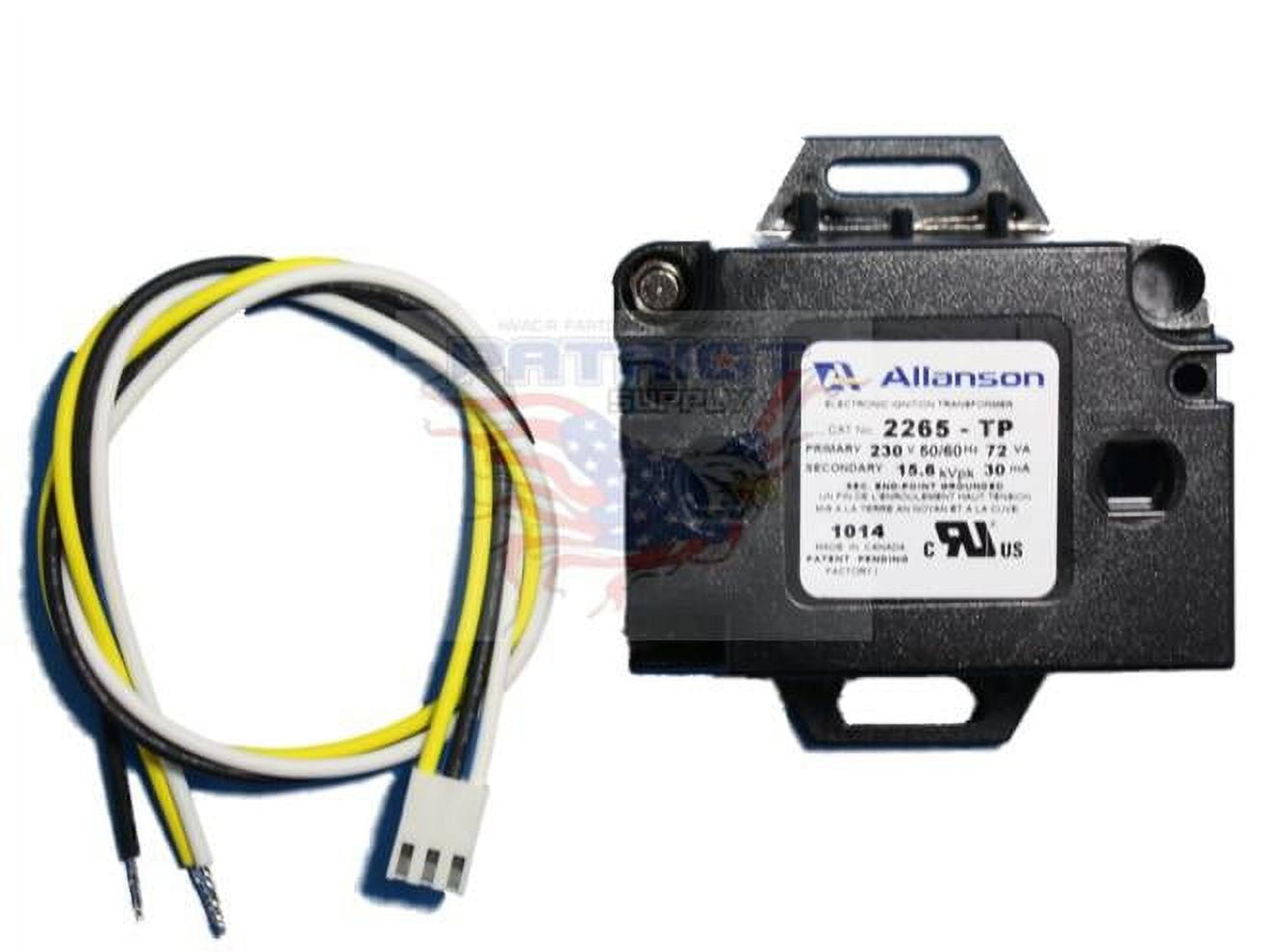 Allanson 2265TP 230V Primary by 15.6 kVpk Secondary Electronic Single ...