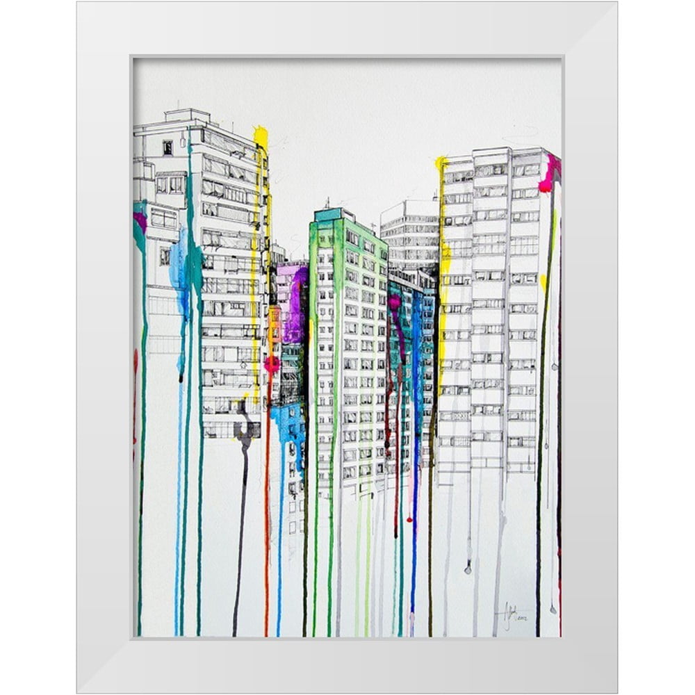 Allante, Marc 19x24 White Modern Wood Framed Museum Art Print Titled ...