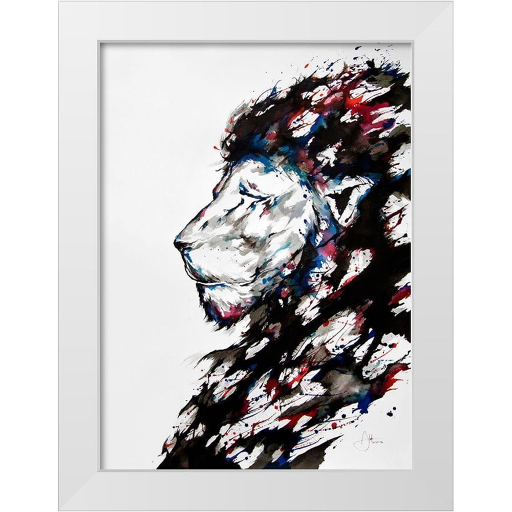 Allante, Marc 19x24 White Modern Wood Framed Museum Art Print Titled ...