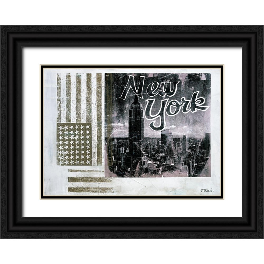 Allard, Daniele 14x11 Black Ornate Wood Framed with Double Matting ...