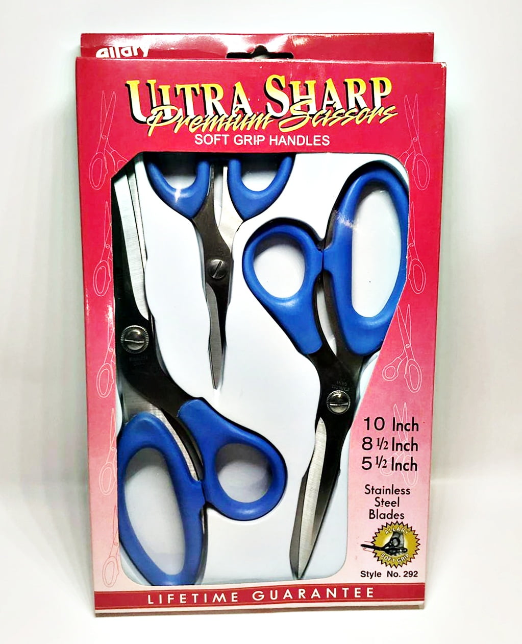 Allary #292 3 Pcs of Ultra Sharp Premium Scissors Soft Grip Handles ...