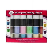 Allary Assorted Colored All-Purpose Sewing Thread - Set of 24 Spools ...