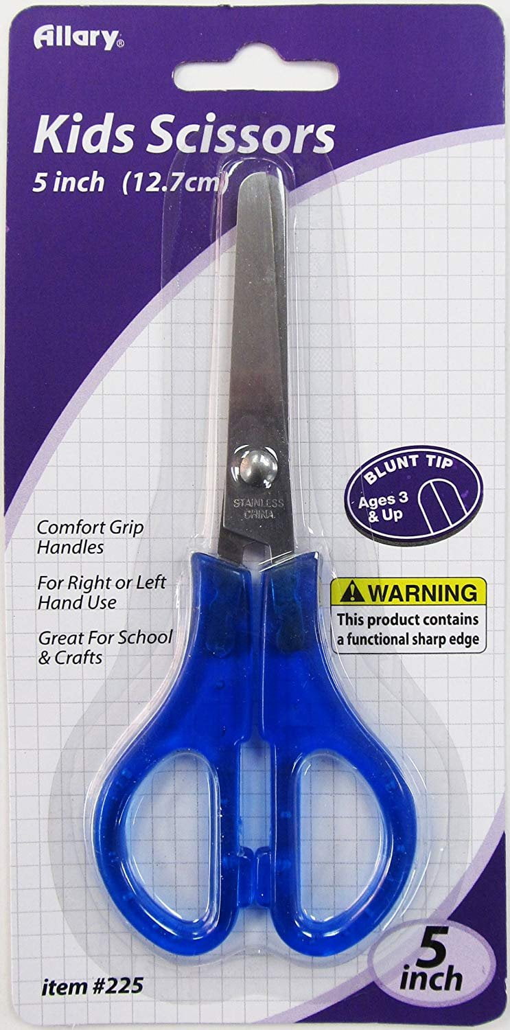 Allary 5 Inch Blunt Tip Scissors Comfort Grip Handles - Walmart.com