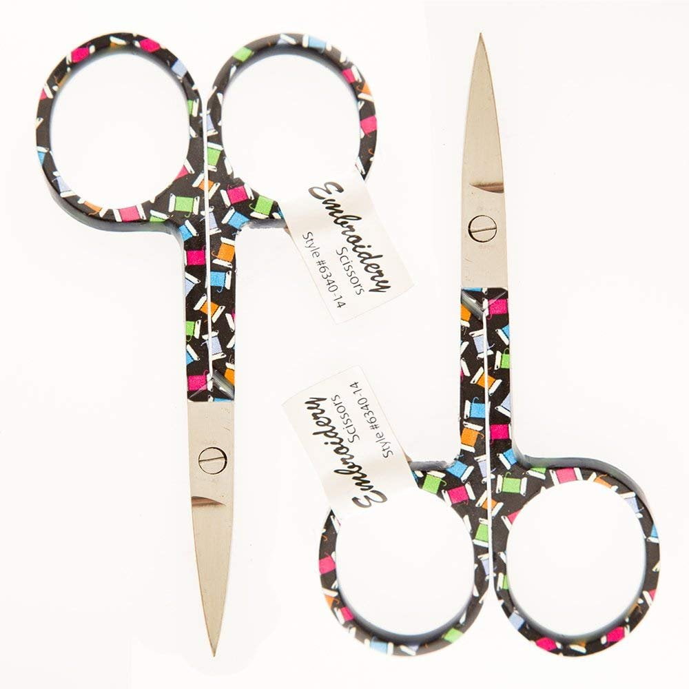 Allary 6340-14-Spool Ultra Fine 3-1/2" Embroidery Scissors - Spools Set ...
