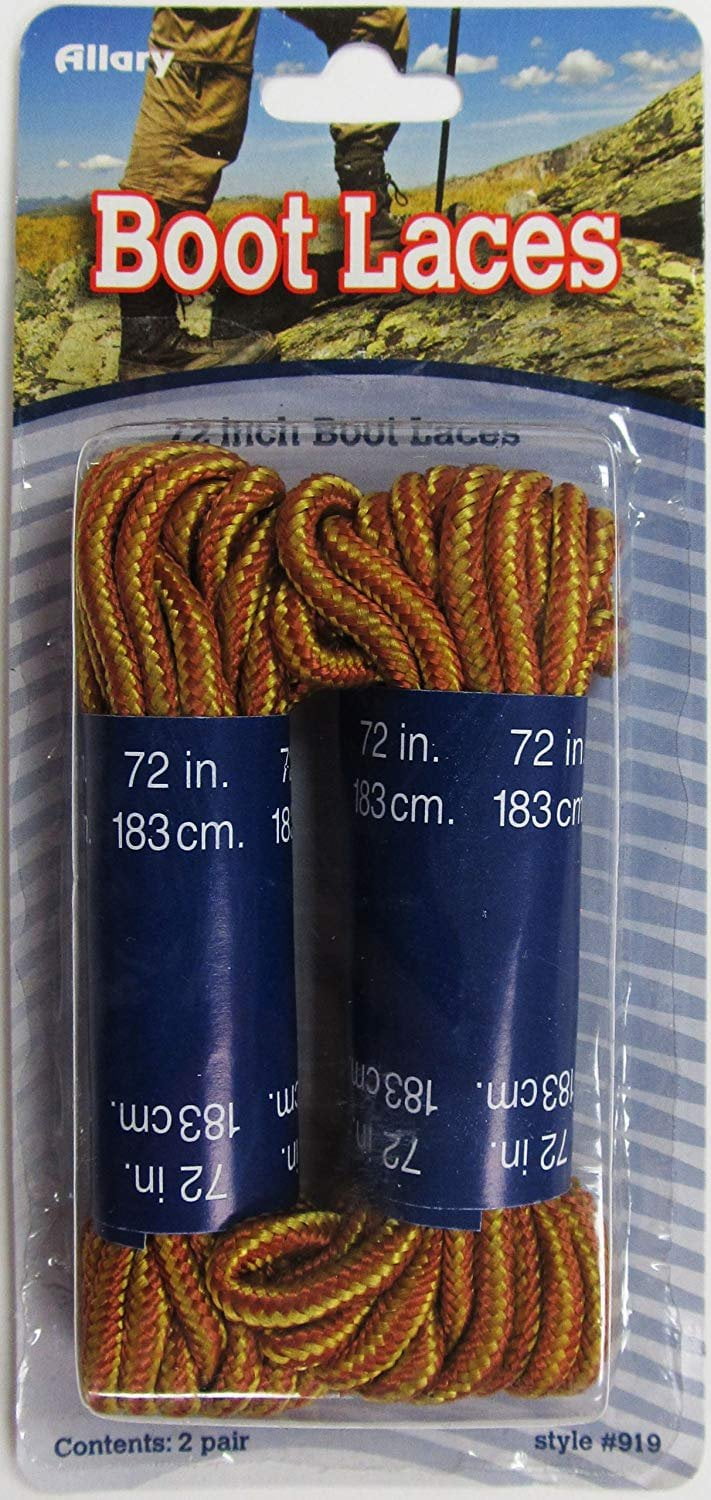Allary 72 Inch Boot Laces, Model #919 - Walmart Business Supplies