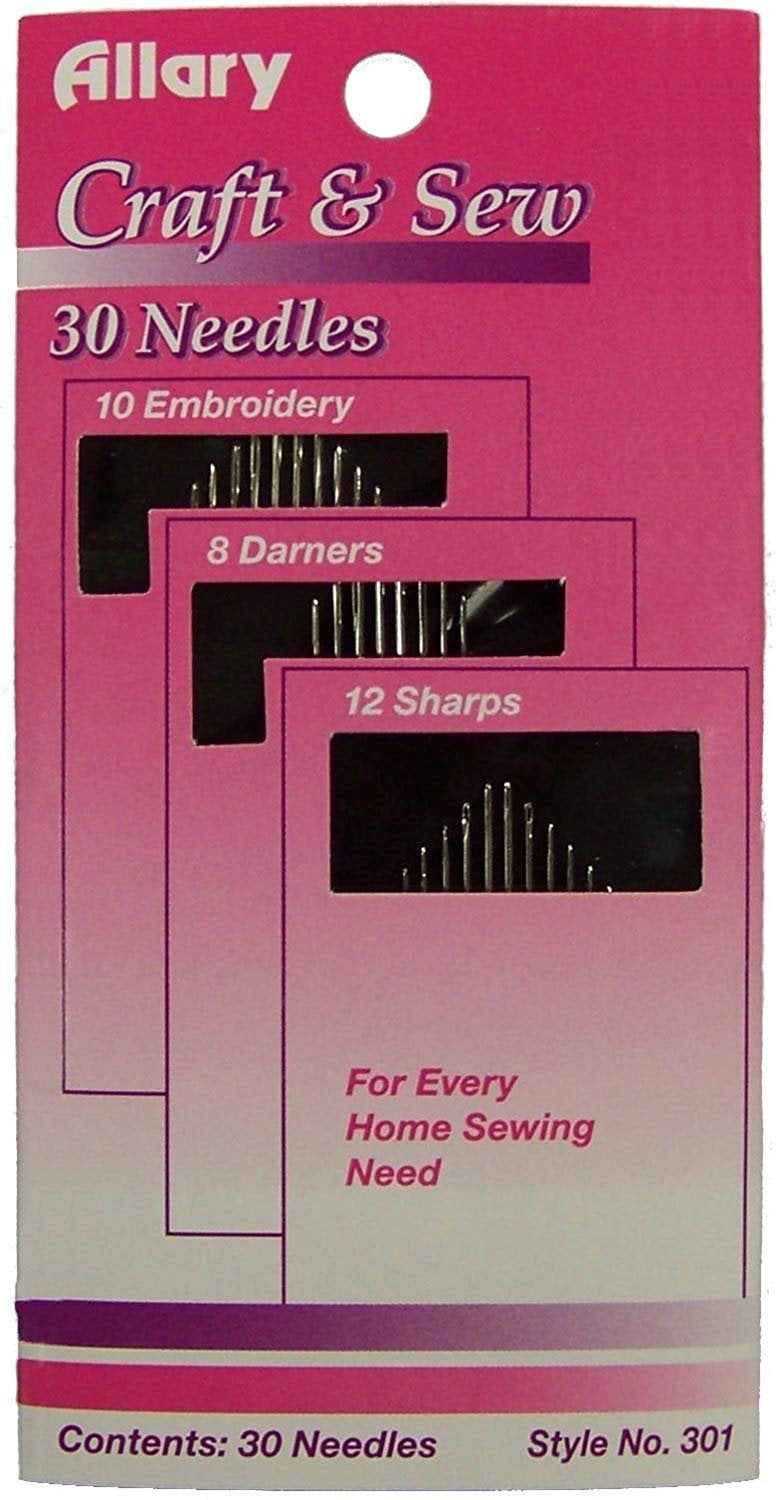 Allary Craft & Sew 30 Needles - Walmart.com