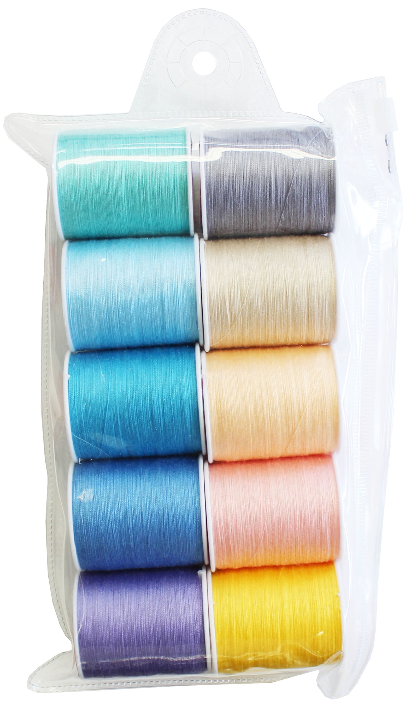 Allary Light Assorted Sewing Thread, 10 Spools, Strong and Lightweight ...