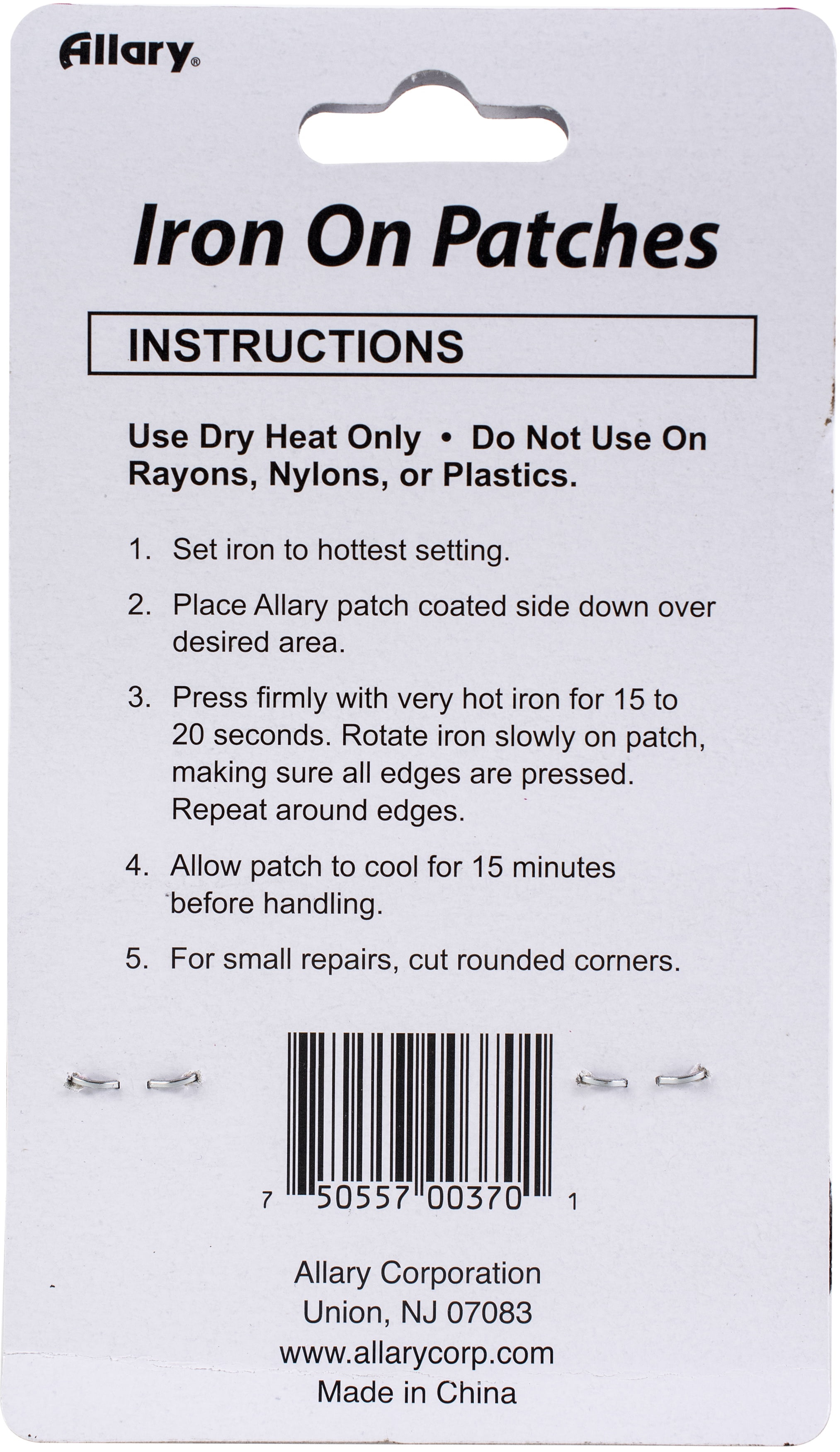 Allary Patch & Mend Iron on Patches - Walmart Business Supplies