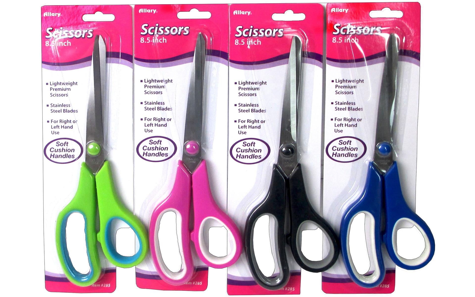 Allary Scissors 8.5" Premium Soft Cushion Astd - Walmart.com