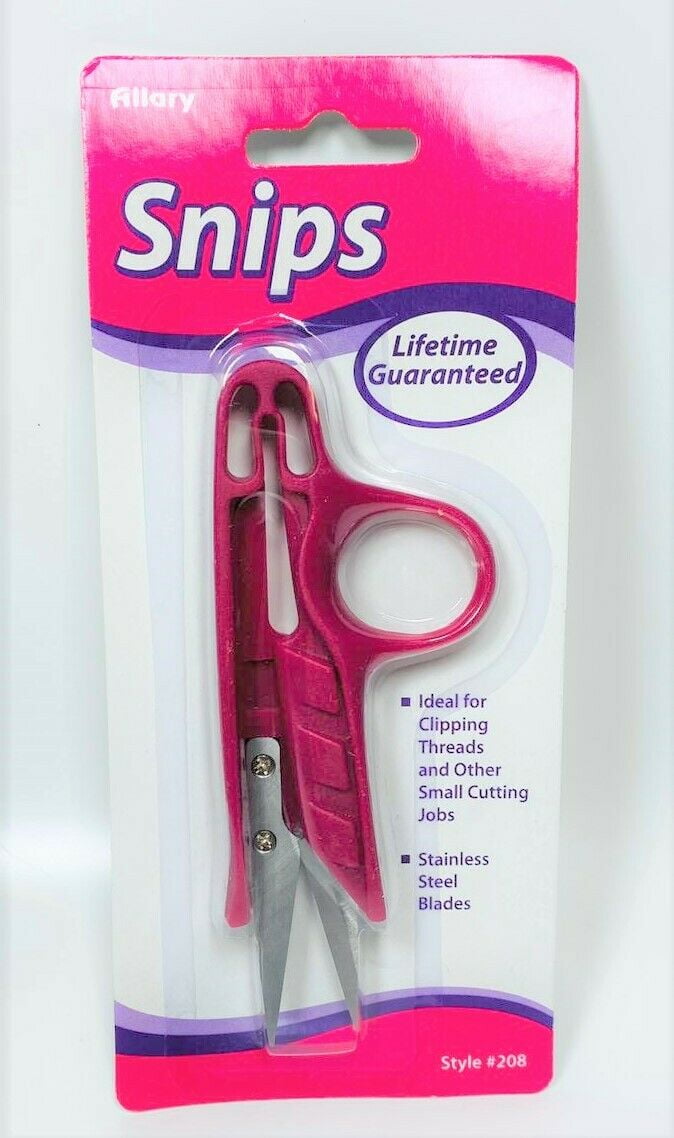 Allary Snips Stainless Steel Blades Scissors, Dark Pink - Walmart.com
