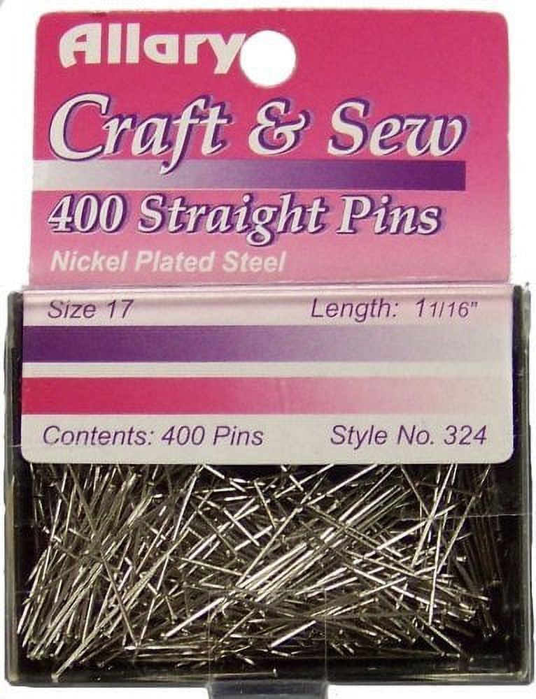 Allary Straight Pins 400/Pkg-Size 17 - Walmart.com