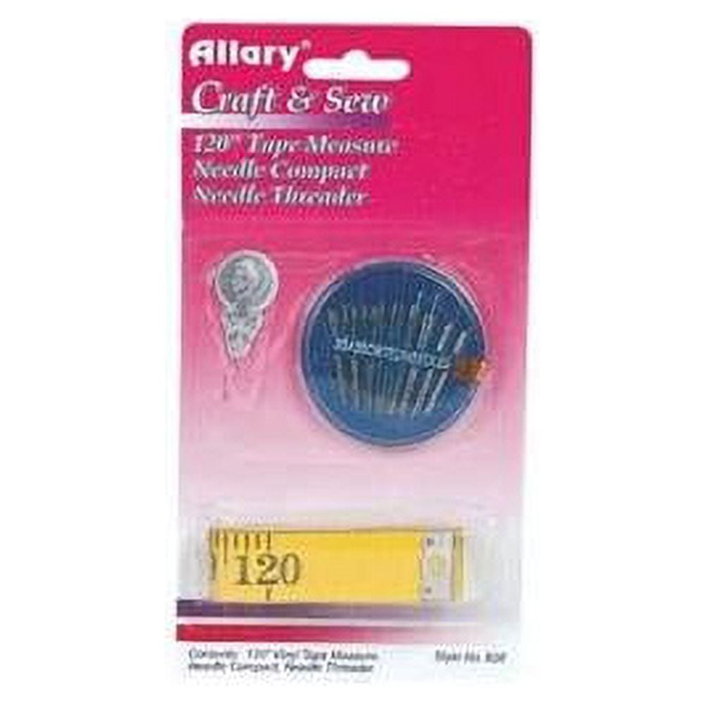 Allary Tape Measure, Needle Compact, and Needle Threader Set- - Walmart.com