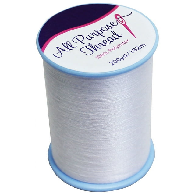 Allary White 100% Polyester Sewing Thread, 200 yd - Walmart.com