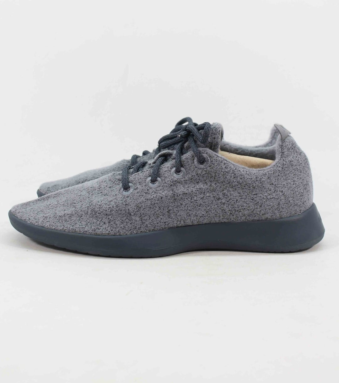 Allbirds Men's Wool Runners Natural Grey Blue/Blue Comfort Shoes (13 ...