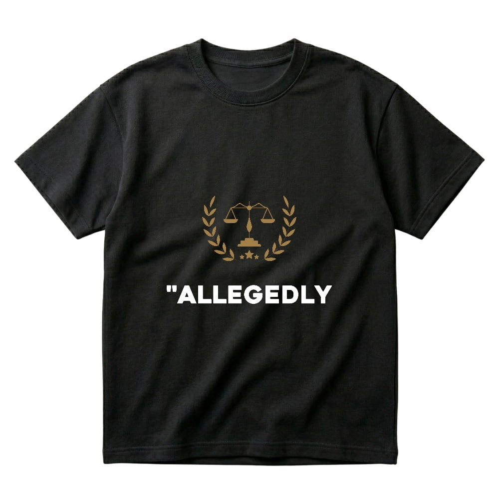 Allegedly Attorney Lawyer Noun Definition Funny Gift T-Shirt - Walmart.com