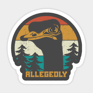 Allegedly Ostrich Sticker Phone Decal Water Bottle Stickers Car Decals ...