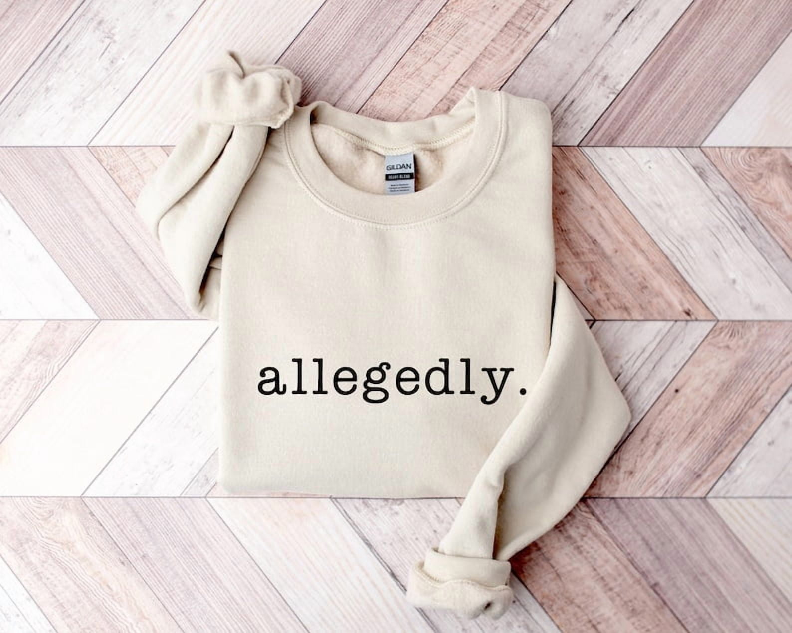 Allegedly Sweatshirt, Law Student Sweatshirt, Crewneck Sweatshirt ...